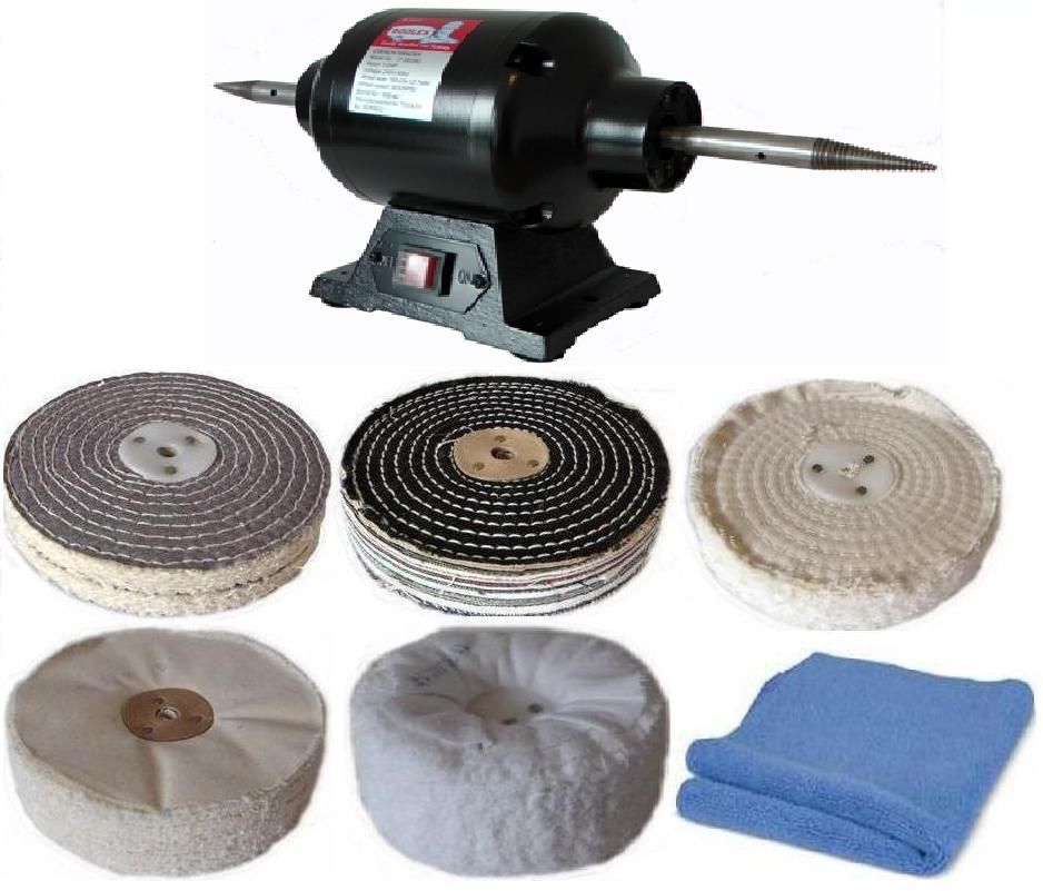 150mm 6 inch Polishing Kit Bench Polisher - Polishup